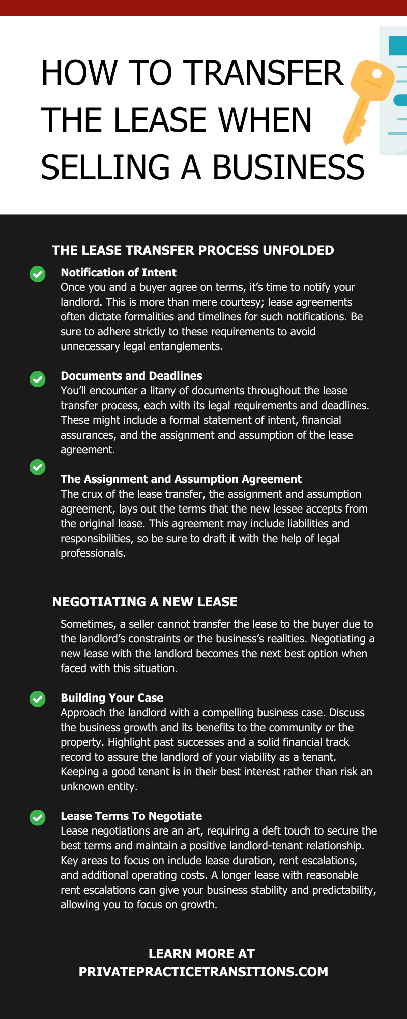 How To Transfer the Lease When Selling a Business